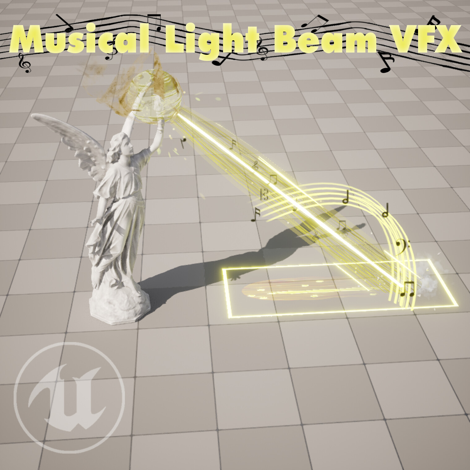 ArtStation - Musical Light Beam VFX
