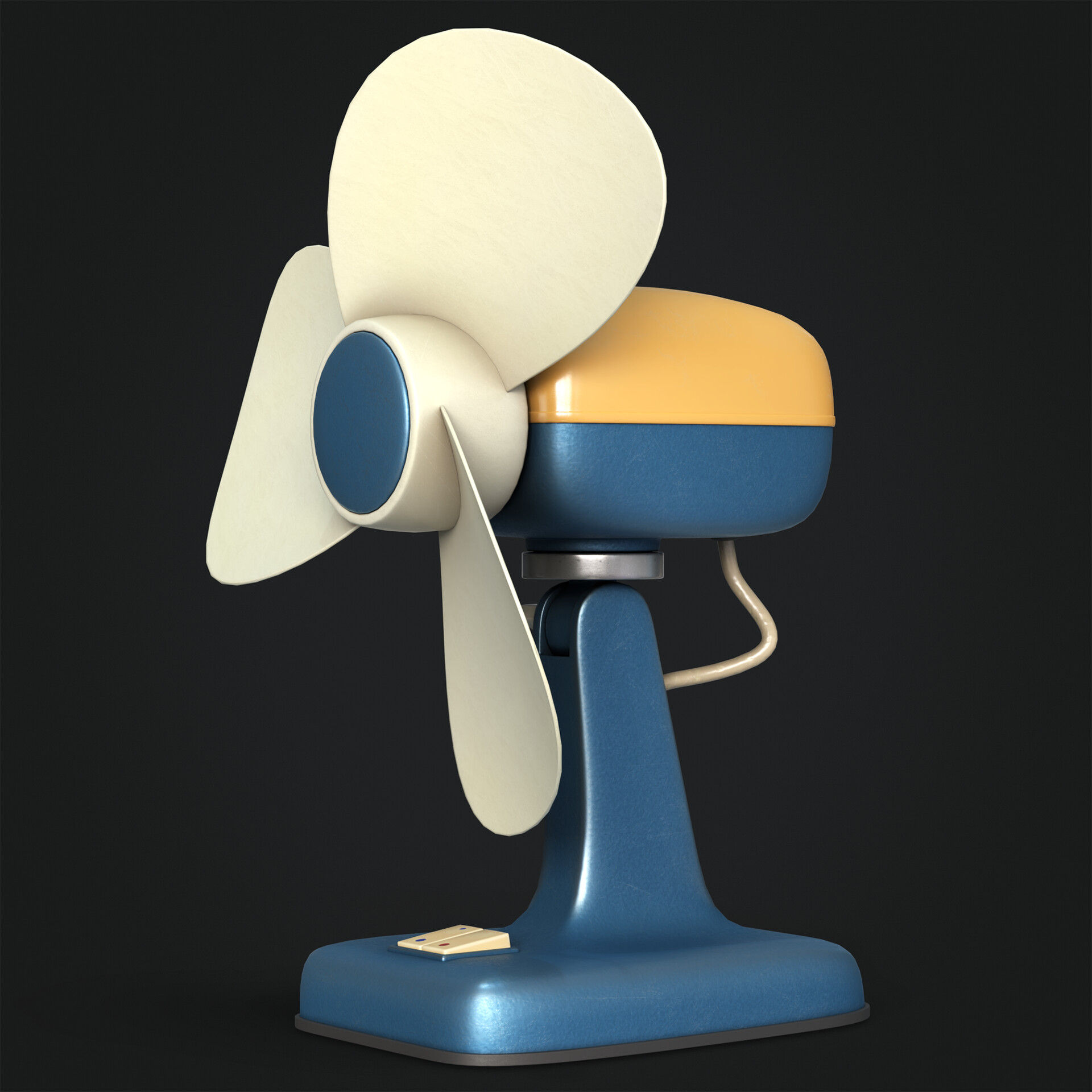 ArtStation - 3D Table Fan