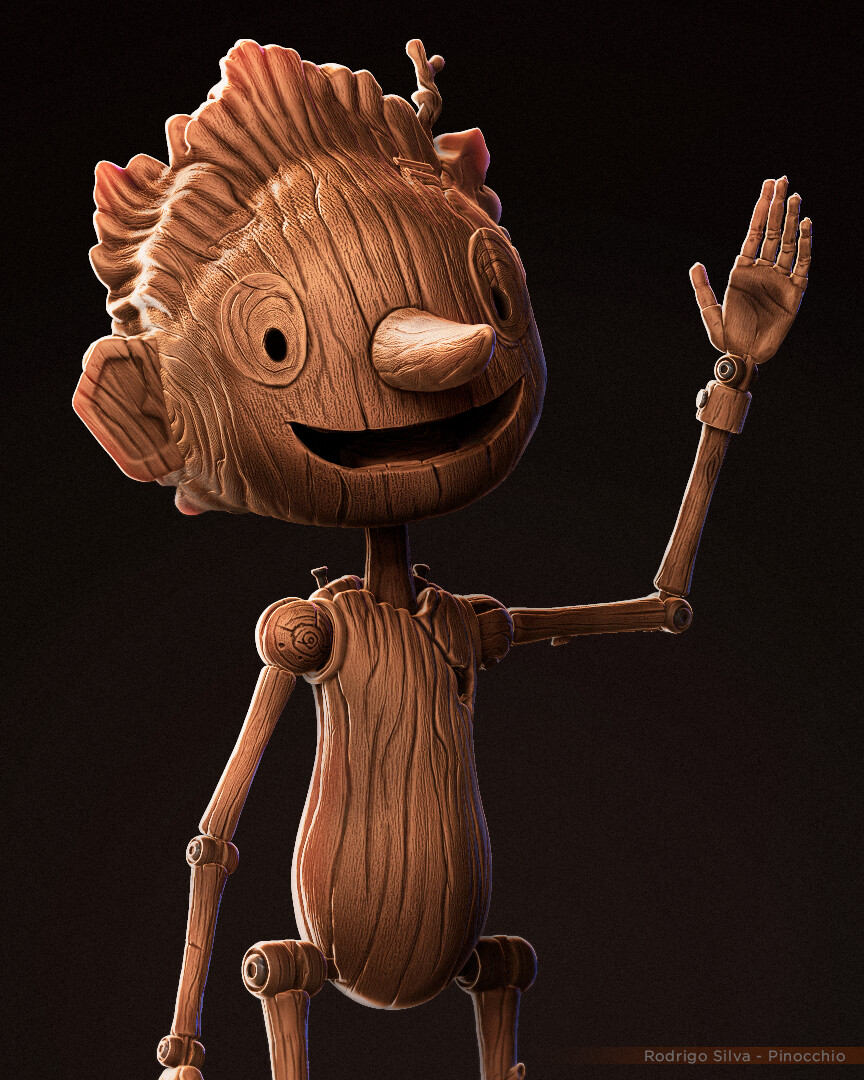 ArtStation - Pinnochio - Fanart (Pinnochio por Guillermo del Toro)