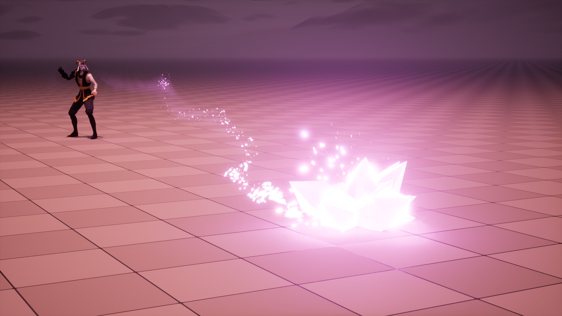 ArtStation - Crystal Magic Ray Attack