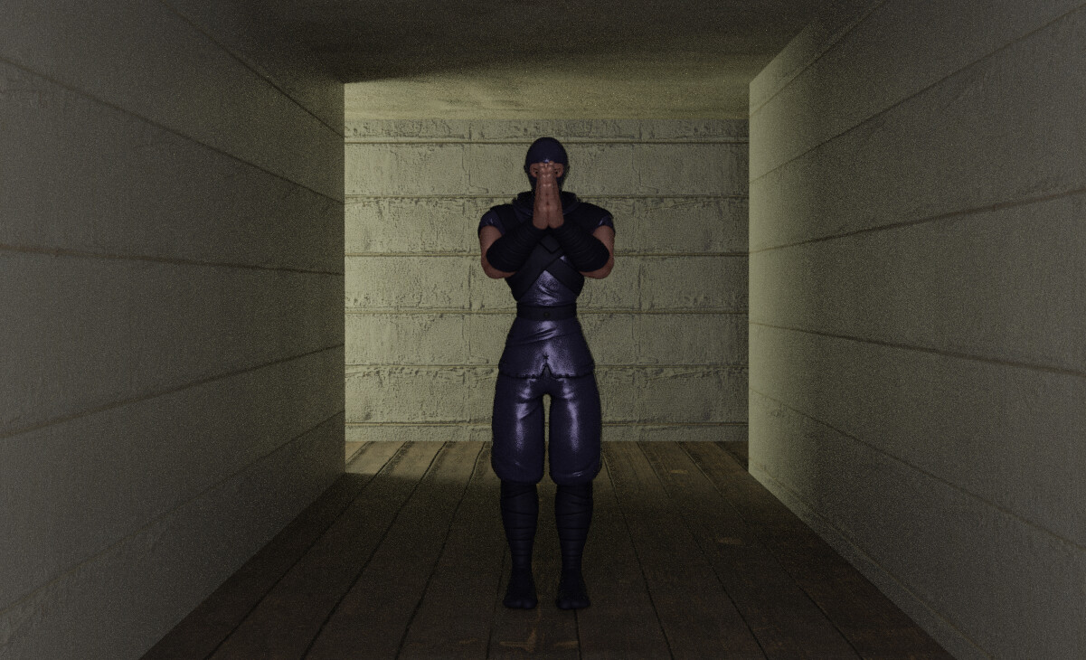 ArtStation - Ninja practice animation