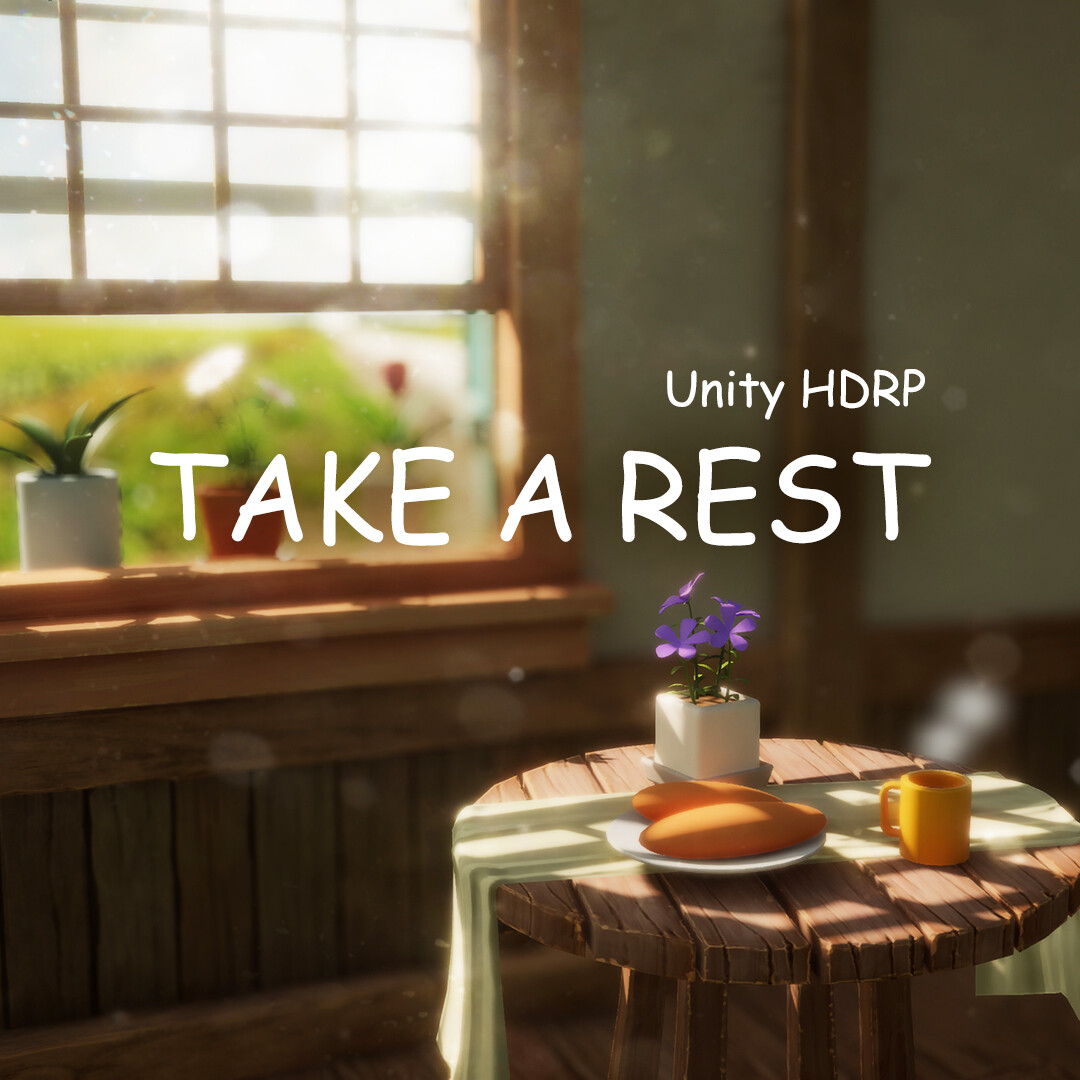 ArtStation - TAKE A REST - Unity HDRP scene