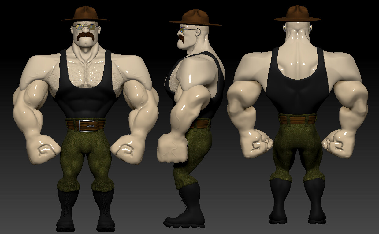 ArtStation - Sergeant Slaughter