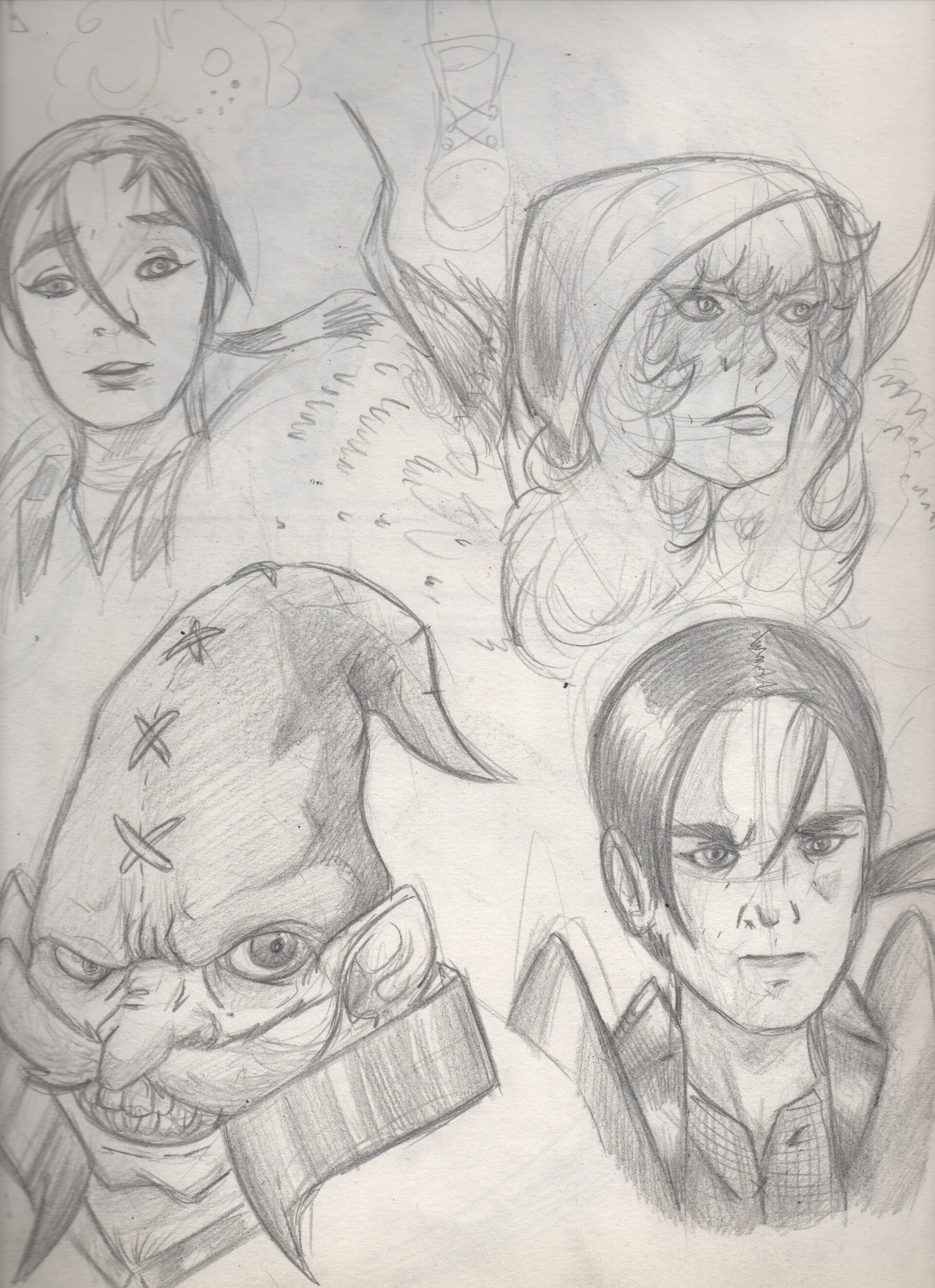 ArtStation - D&D Characters Quick Sketches