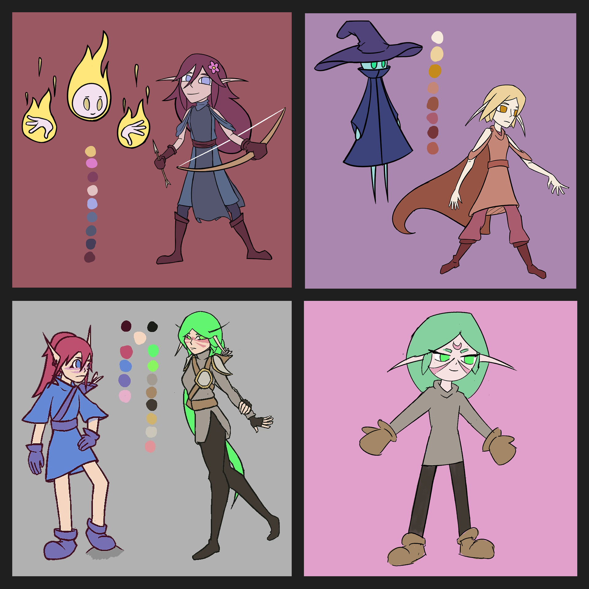 ArtStation - Dahlia and Spirit Concepts