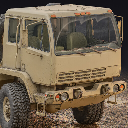 ArtStation - Oshkosh LMTV