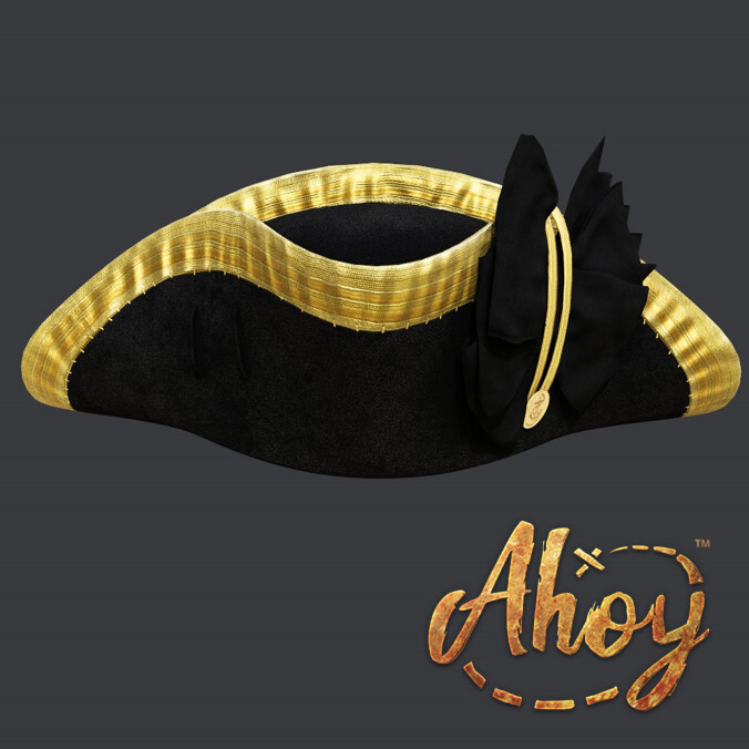 ArtStation - British Navy Captain Hat 1770s