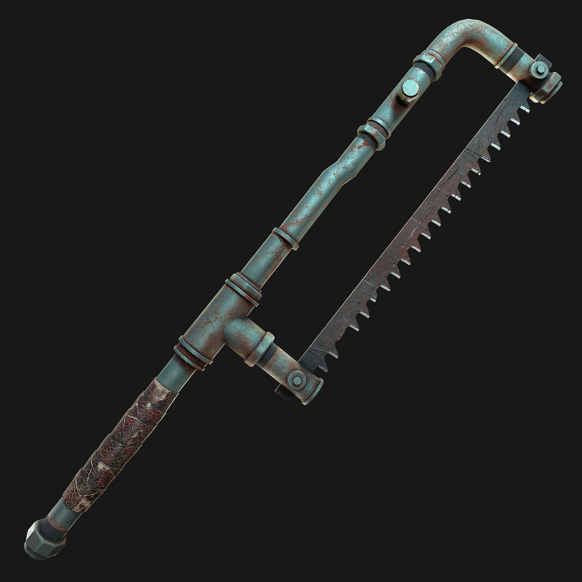 ArtStation - Post-apocalyptic horror saw