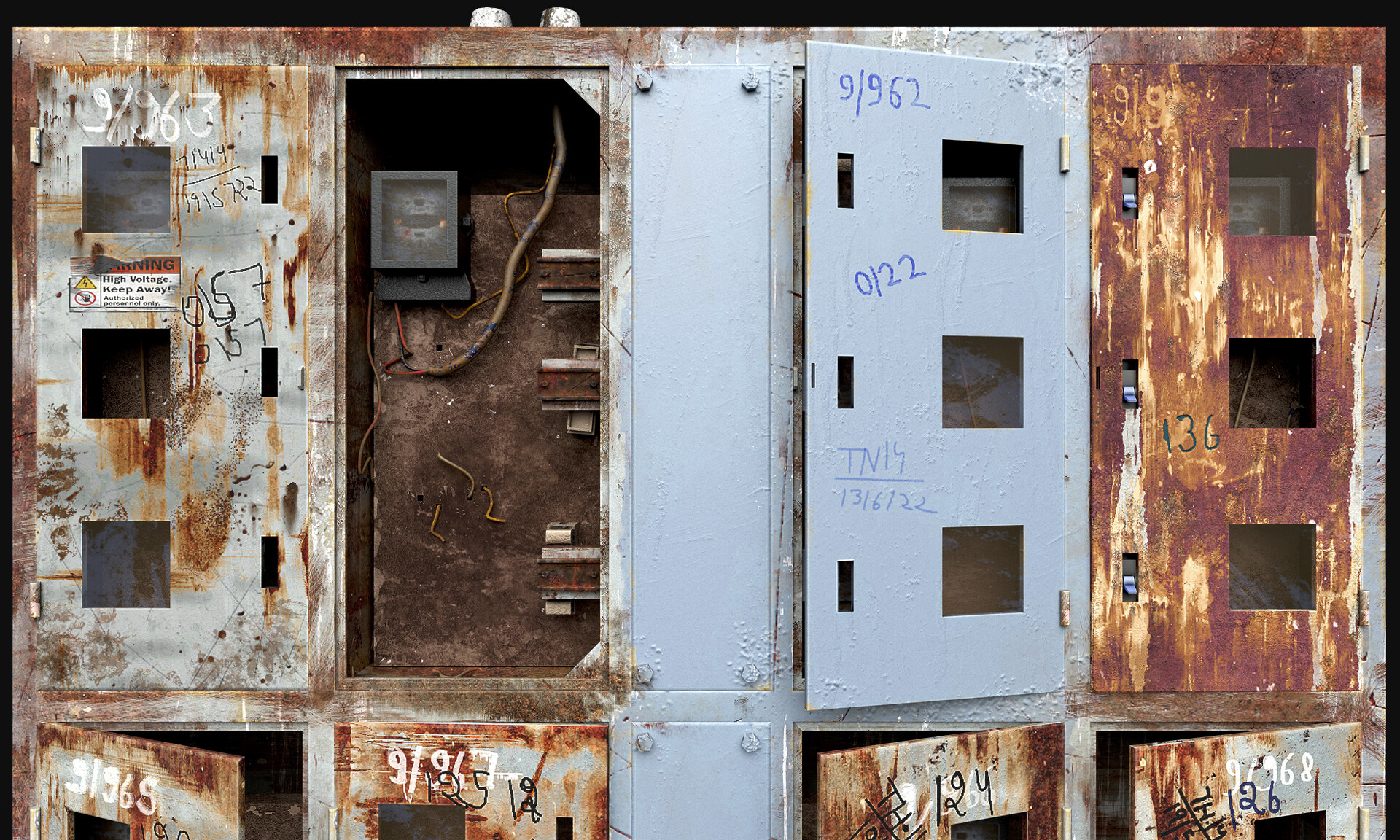 ArtStation - Electrical Control Panel