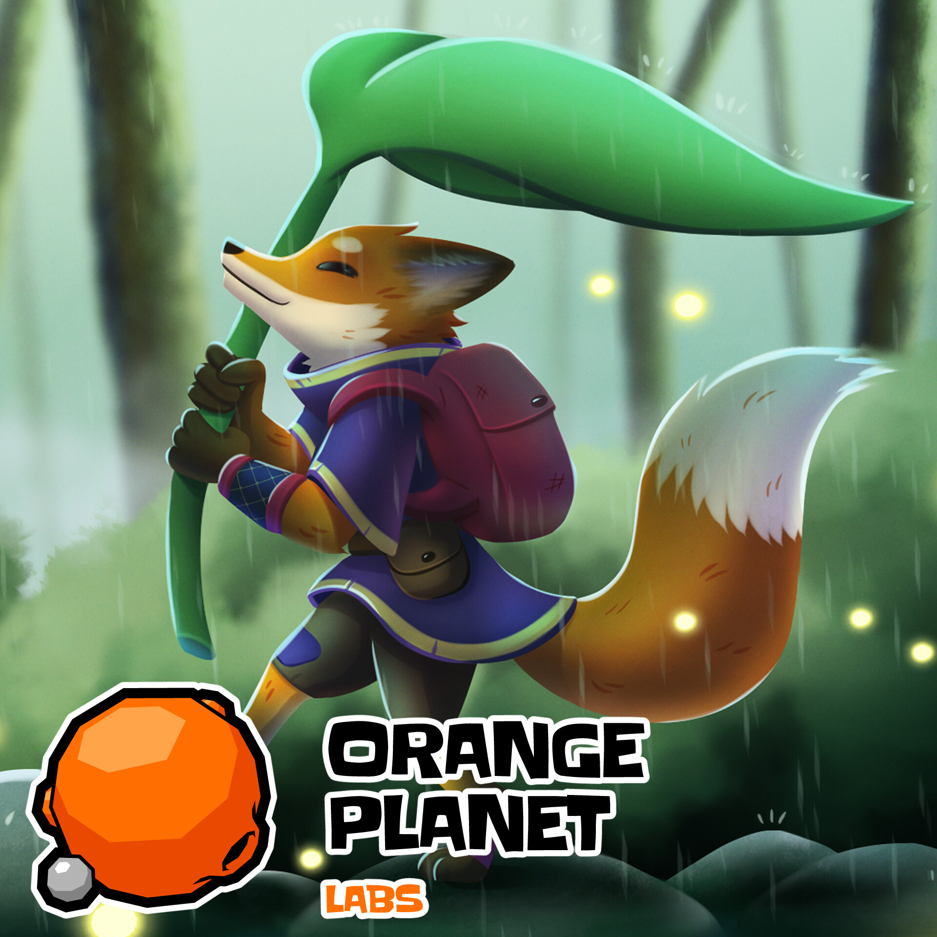 ArtStation - Traveling fox in the woods