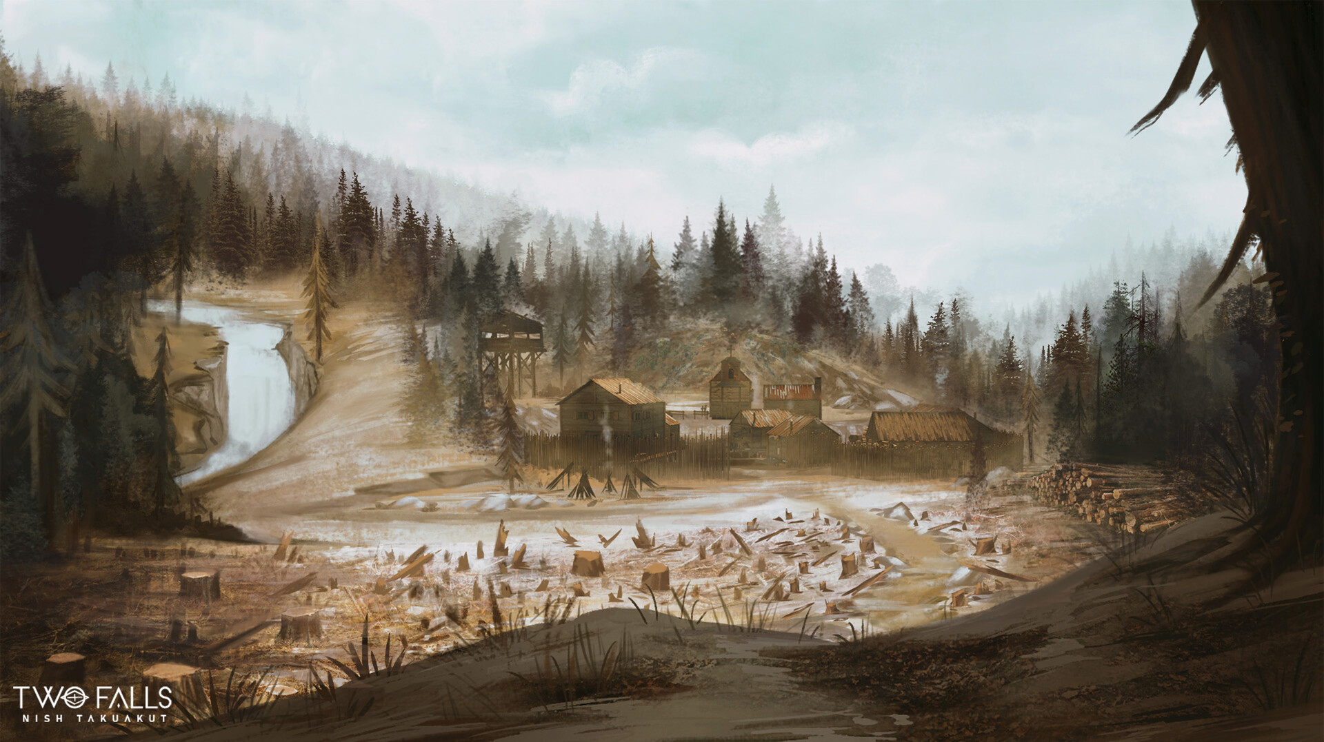 ArtStation - Two Falls - Environment Concept Art