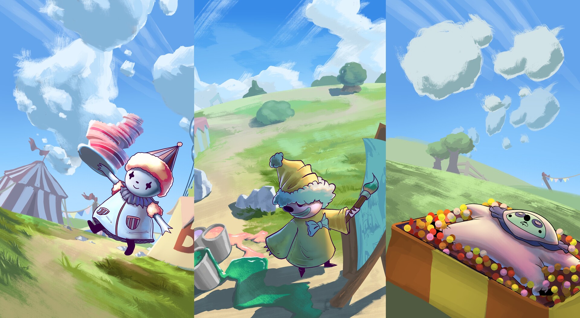 ArtStation - Down to Clown Mobile Game