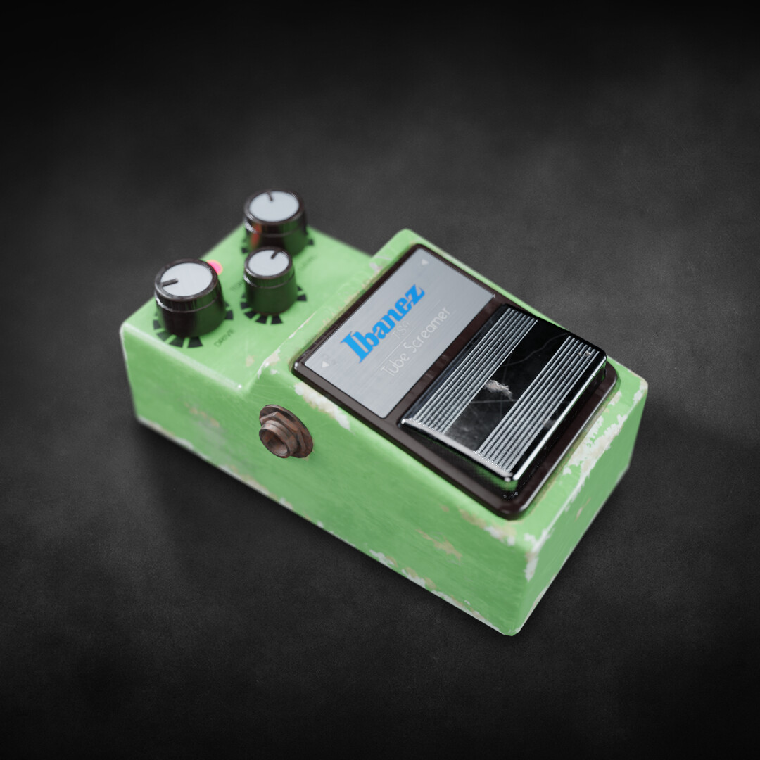 ArtStation - Ibanez Tube Screamer Overdrive TS9 Guitar Effect