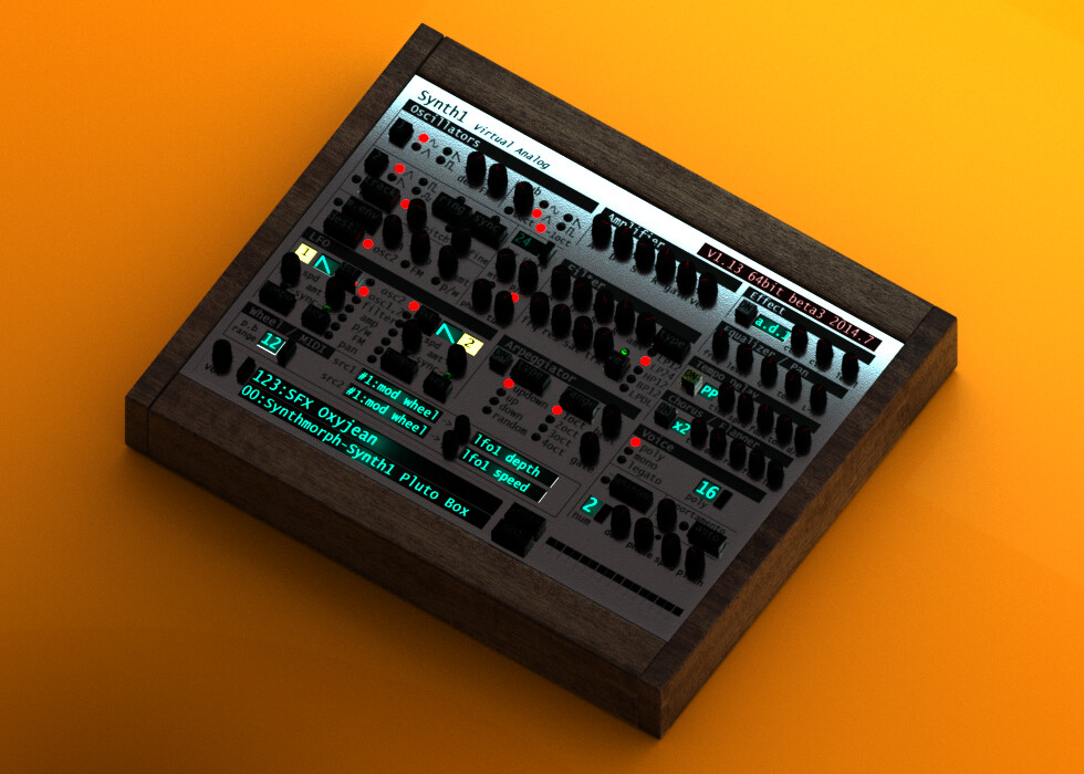 ArtStation - SYNTH1 VST Recreated in 3D