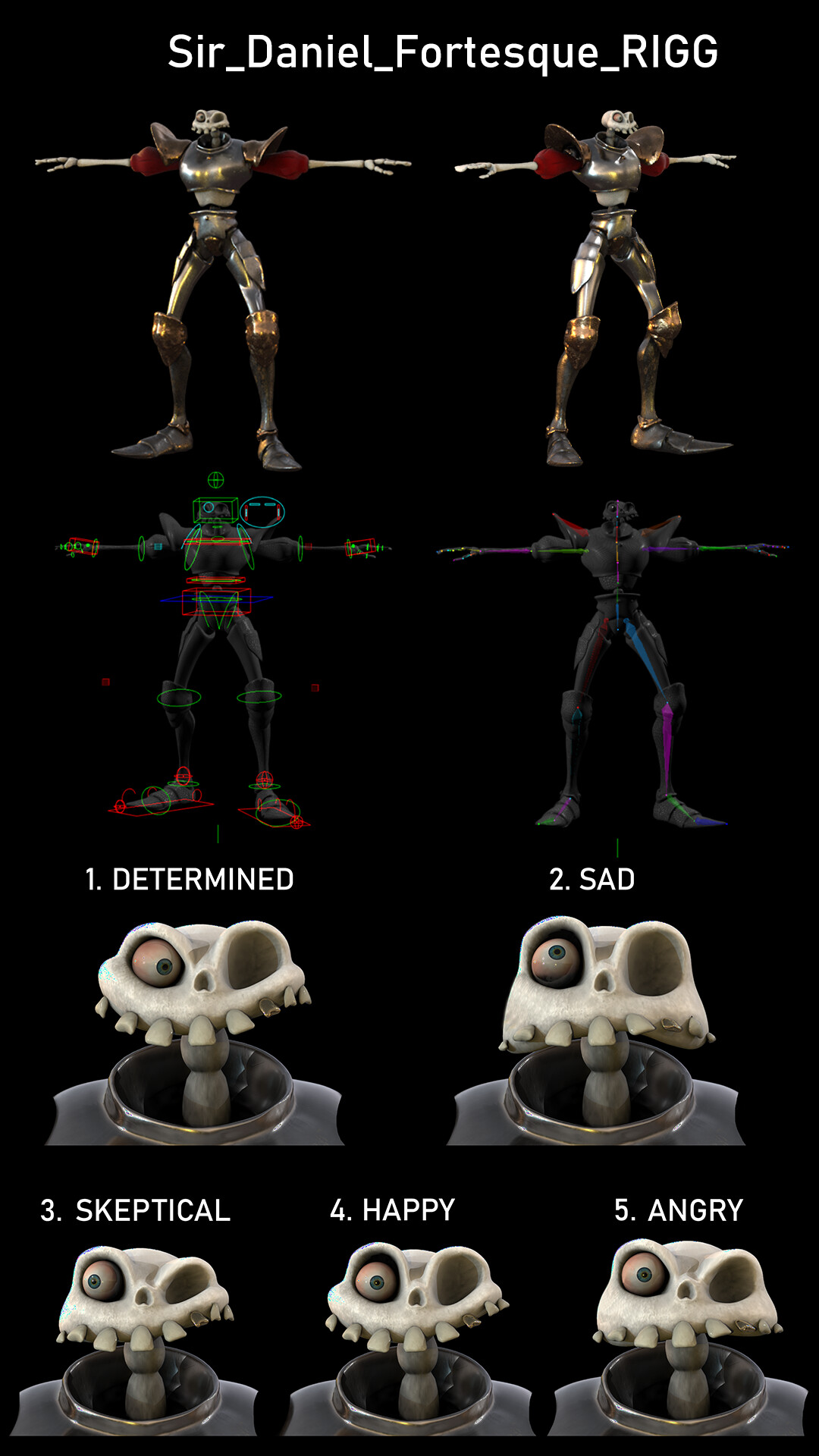 ArtStation - Demo Reel 2022 - 3D Animation / Rigg / Student Work