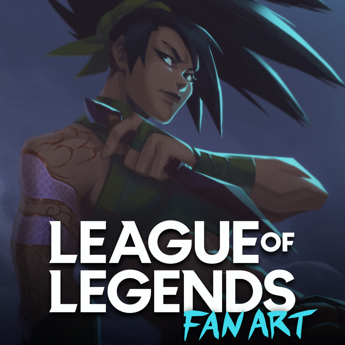 ArtStation - Akali Fan Art