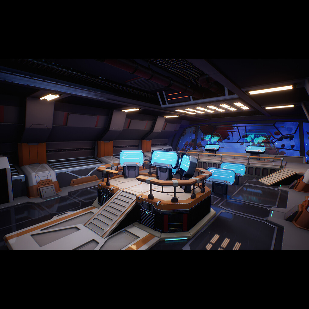 ArtStation - Spaceship Bridge
