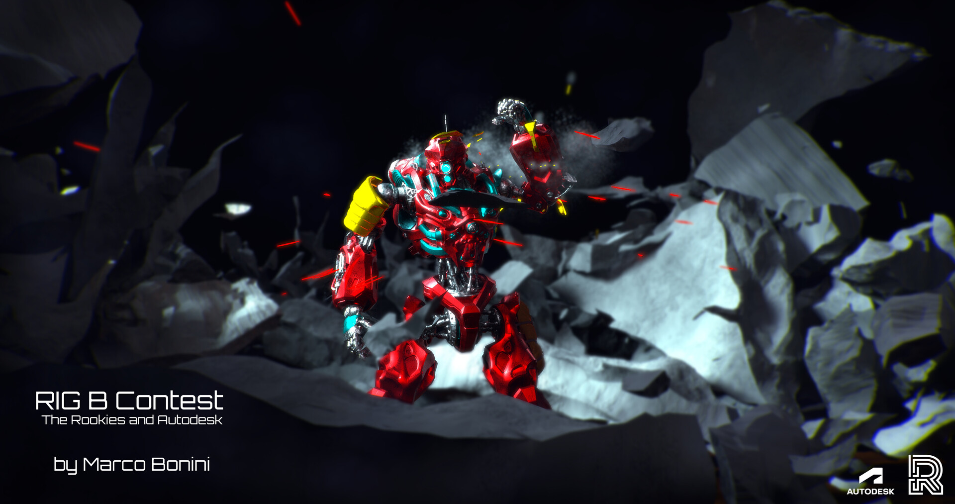 ArtStation - Robot RIG B Fx Challenge