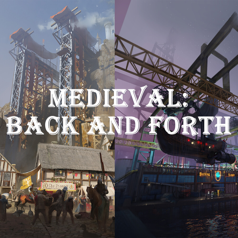 ArtStation - Artstation challenge / Medieval: Back and Forth