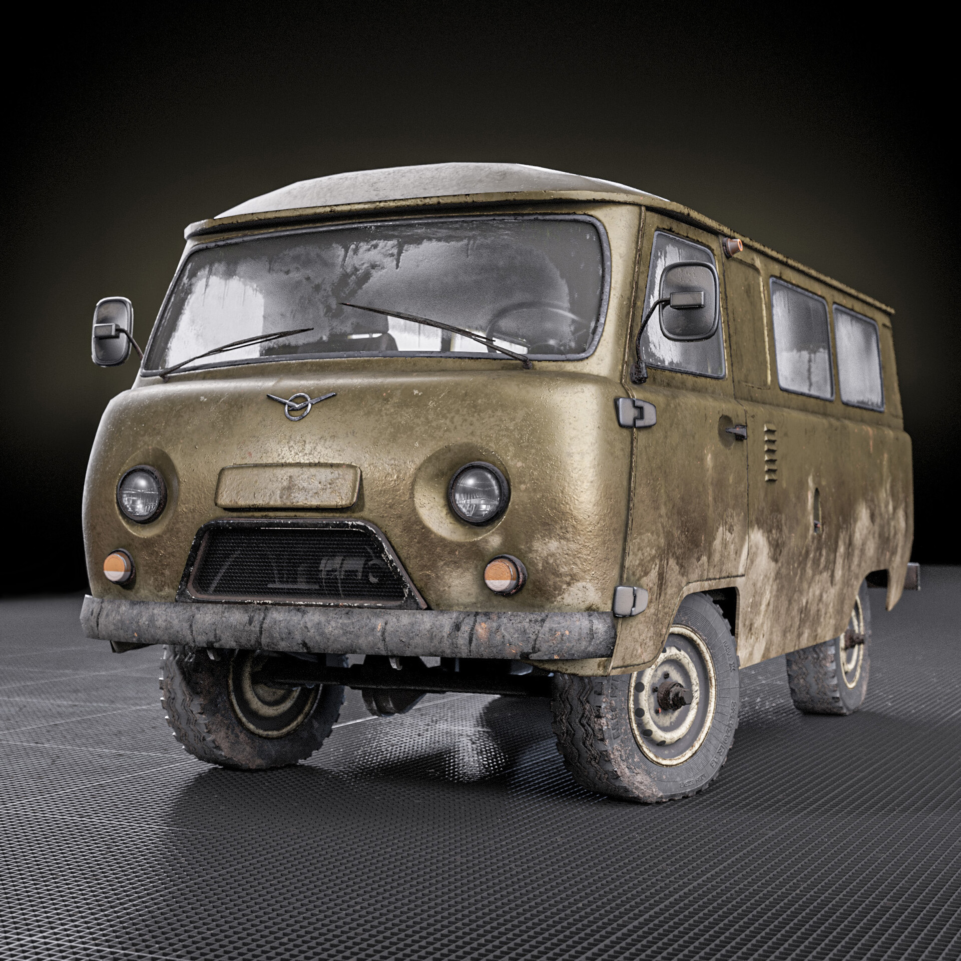 ArtStation - UAZ-452 Bukhanka (УАЗ-452 Буханка)