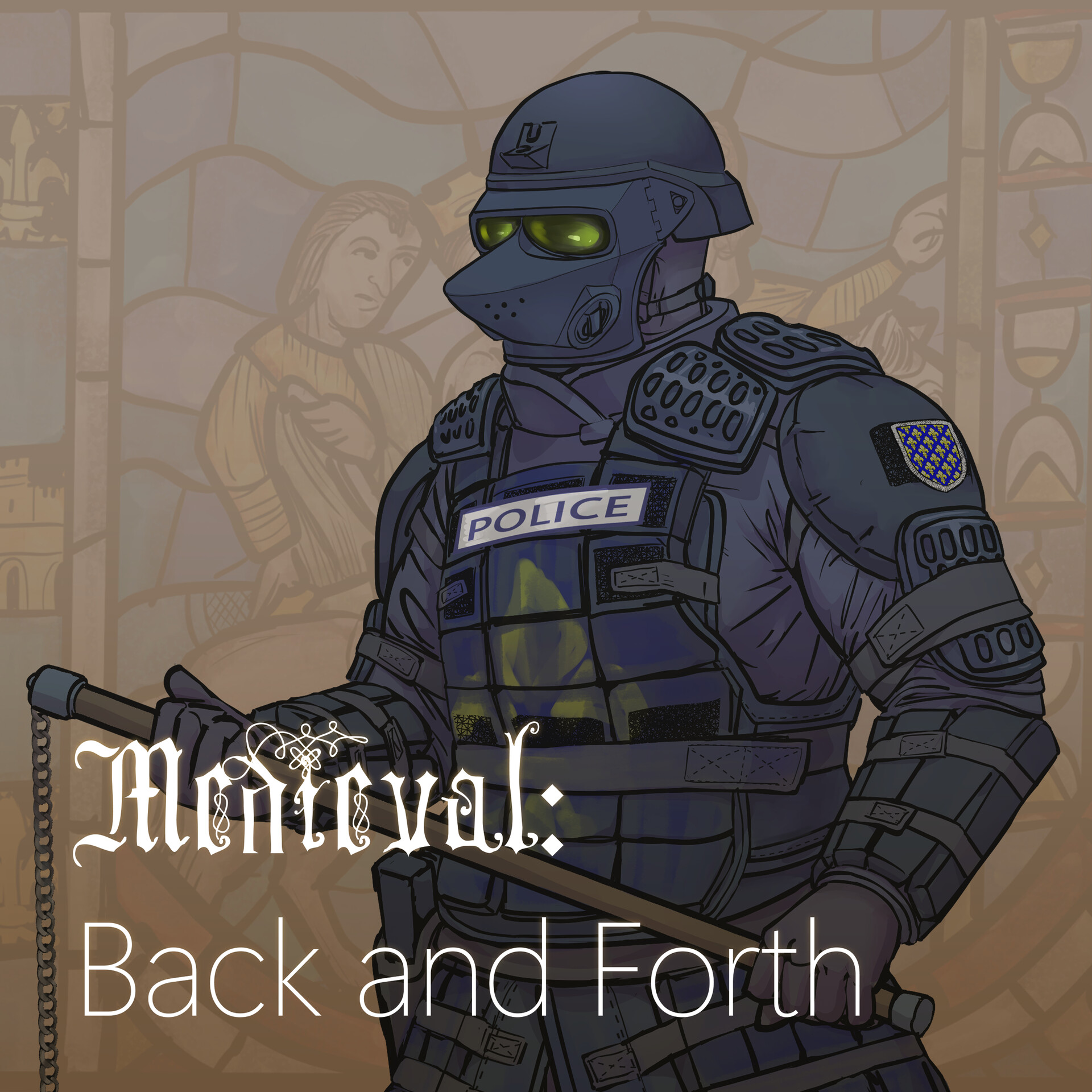 ArtStation - Medieval: Back & Forth - Riot Police Armed with "Non ...