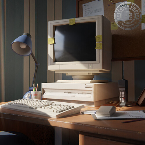 ArtStation - Old workstation