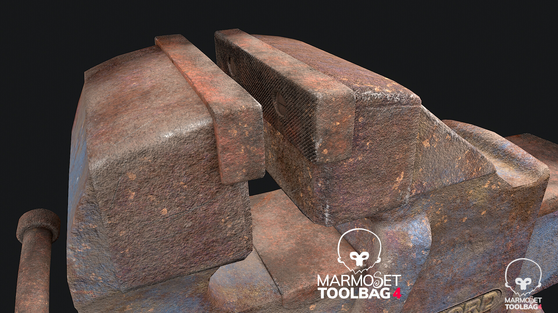 ArtStation - Props Game Art - Rusty Vise