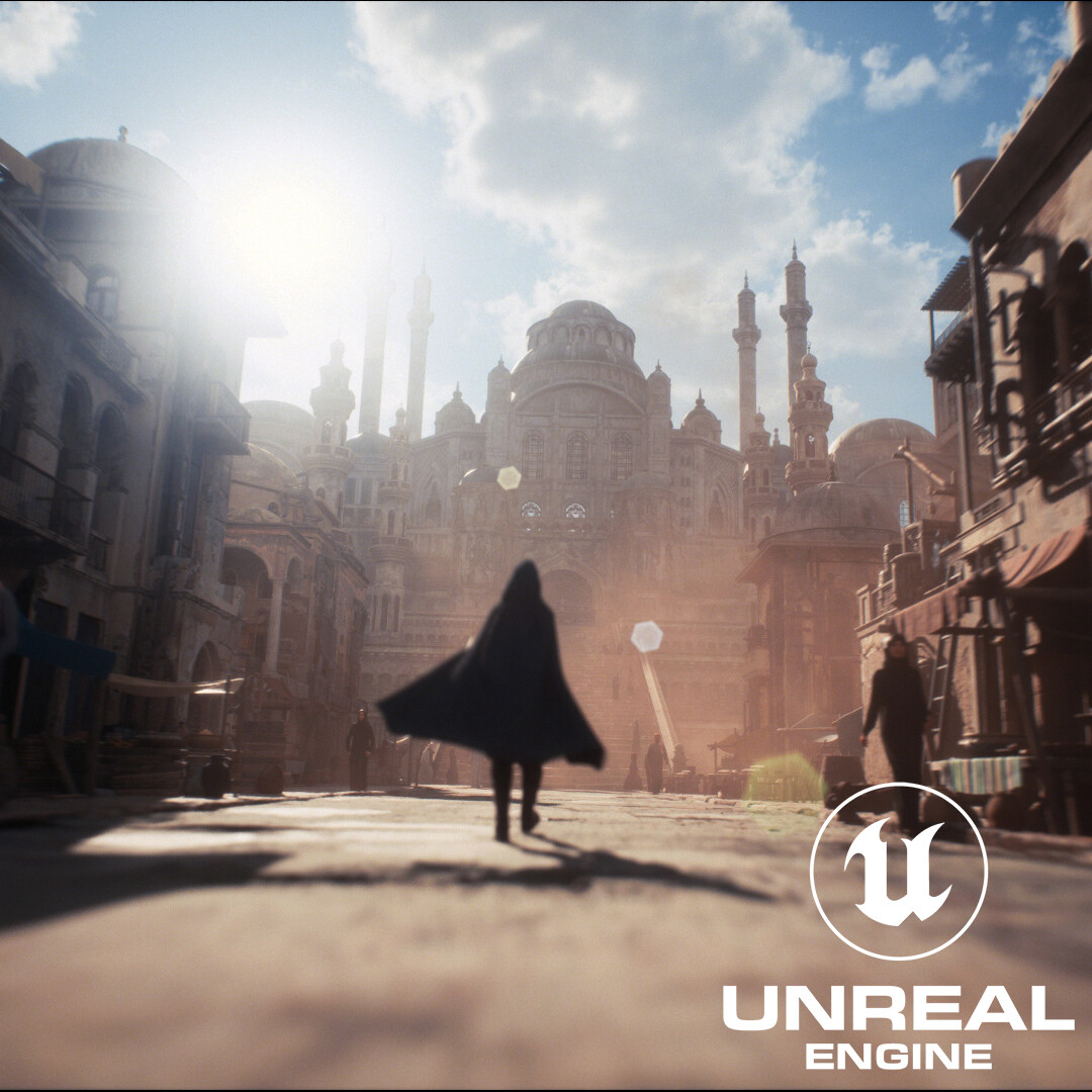 ArtStation - 3D Environments in Unreal Engine 5 "Desert Town"