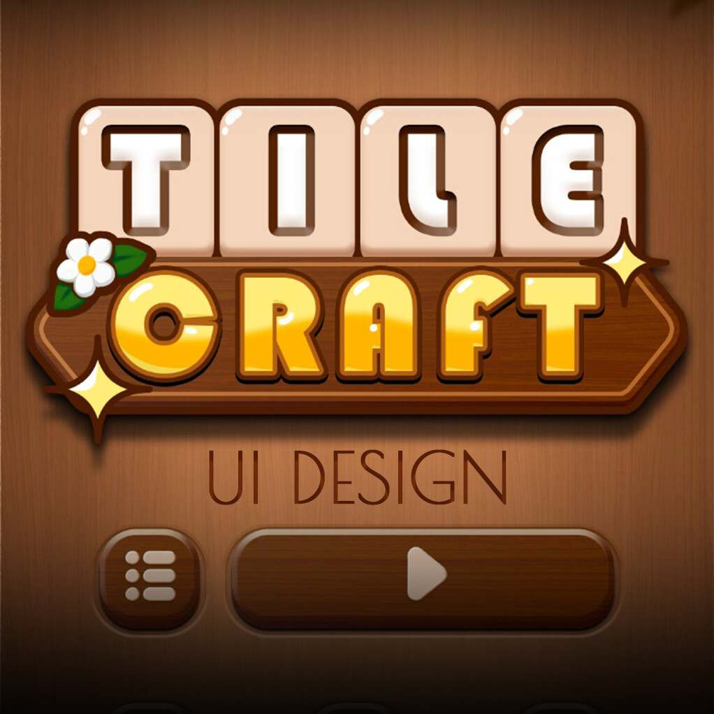 ArtStation - Tile Craft Mock UI/UX Design