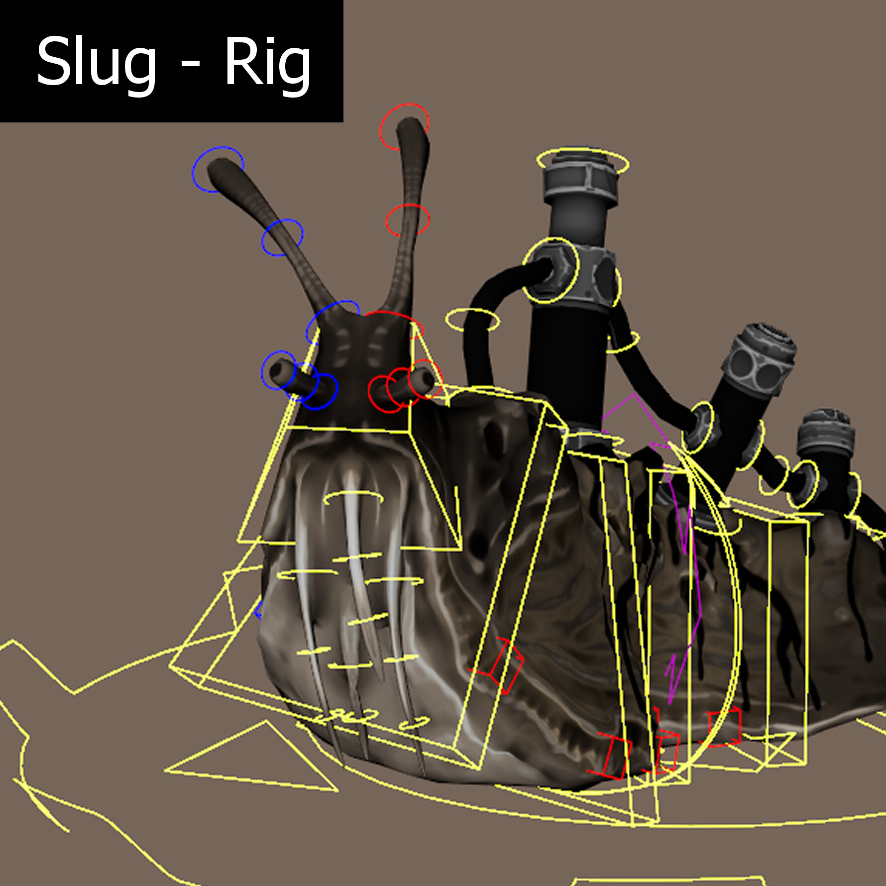 ArtStation - S.P.L.I.C.E.D - Slug Rig