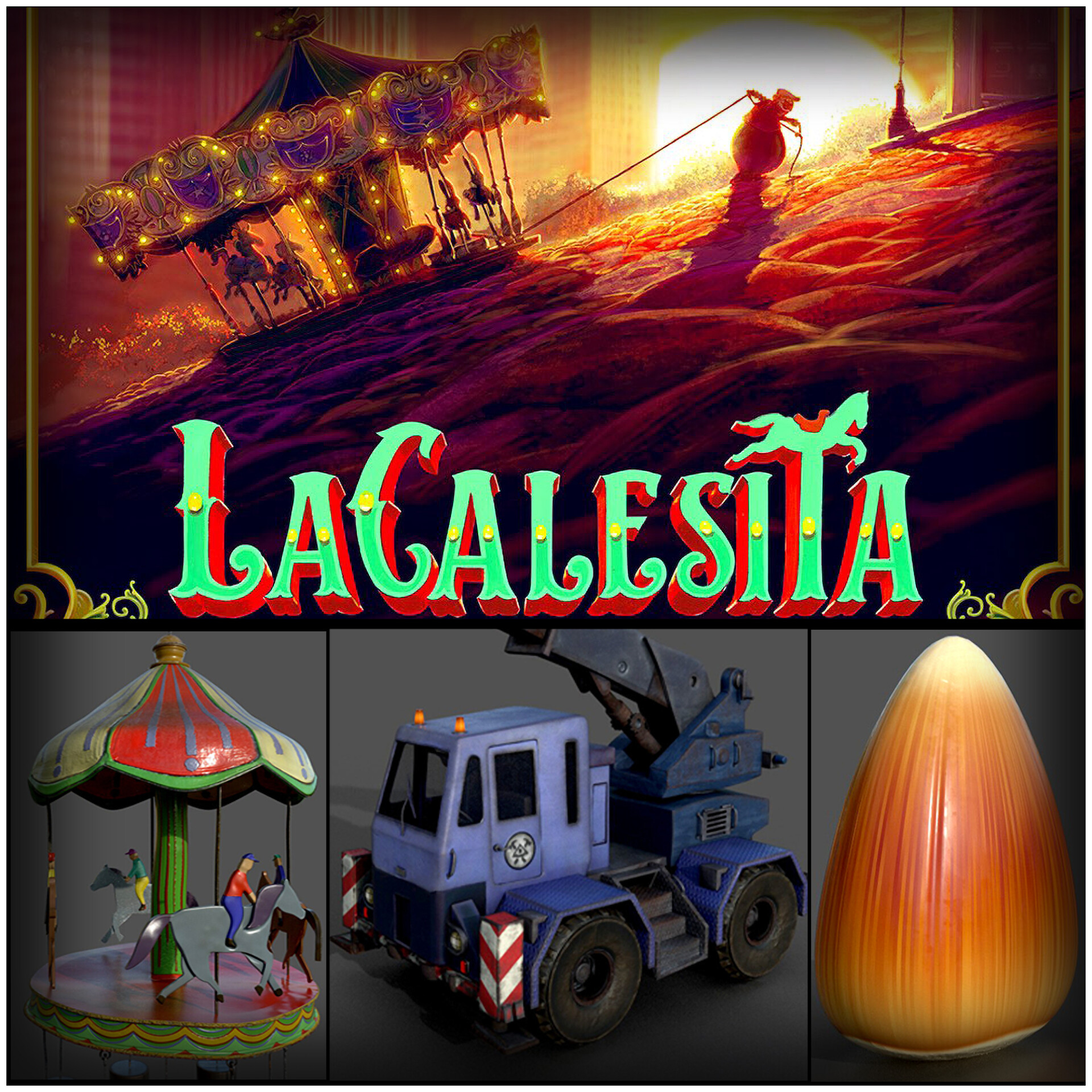 ArtStation - Reel FX - short film - La Calesita (2022)