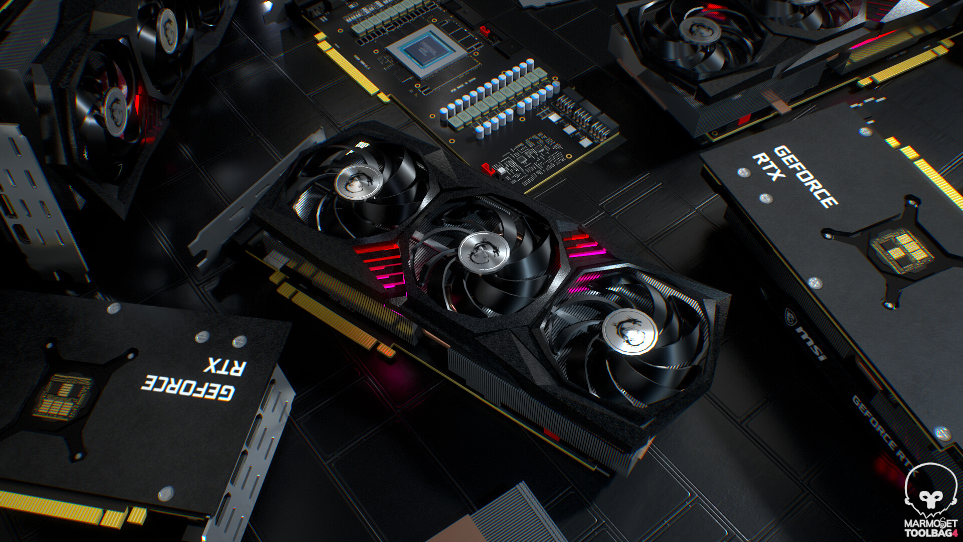 ArtStation - MSI RTX 3080 Game ready model