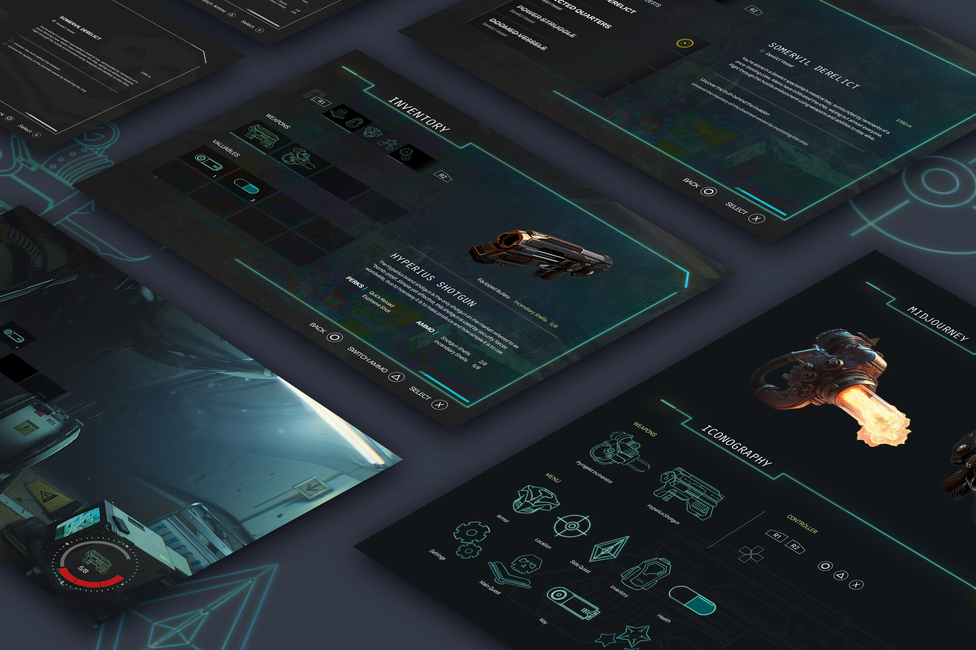 ArtStation - Dark Star | User Interface Design (UI)