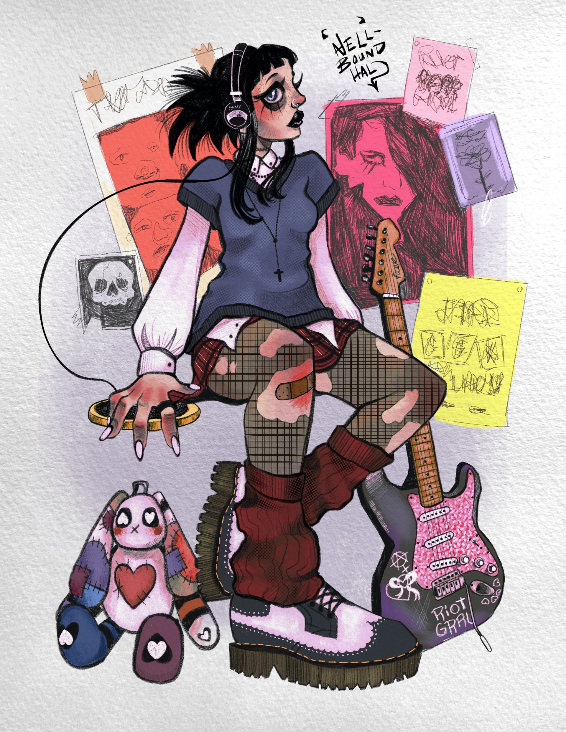 ArtStation - Punk Rock Girl