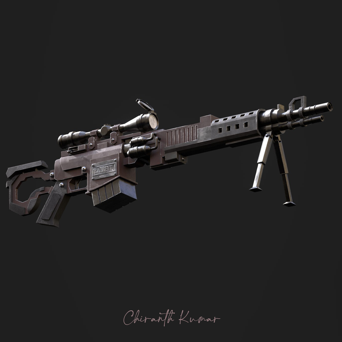 ArtStation - GUN (Game Asset)