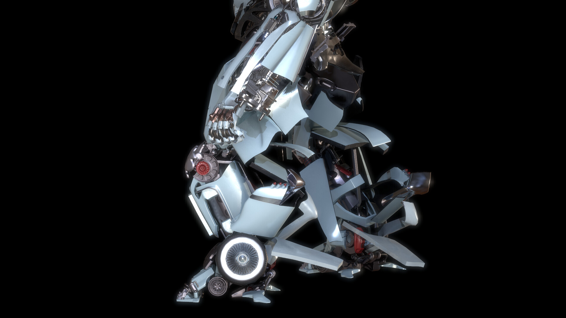 ArtStation - Transformer Transformation and Destruction