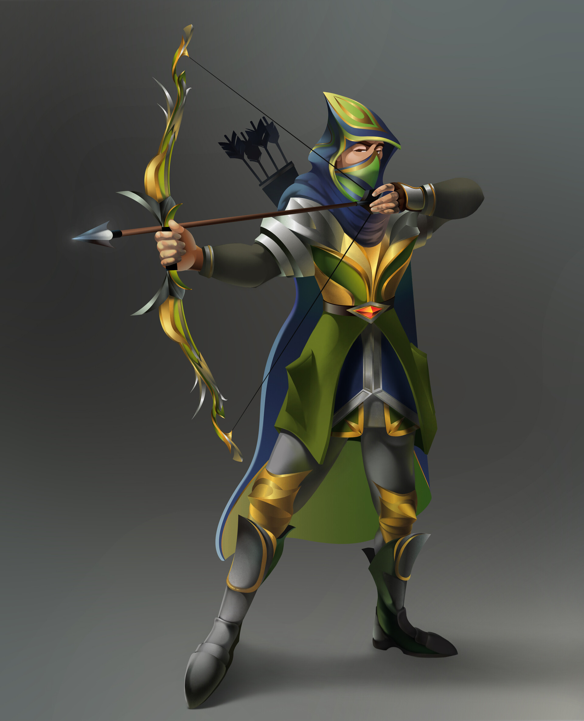 ArtStation - Archer, character concept