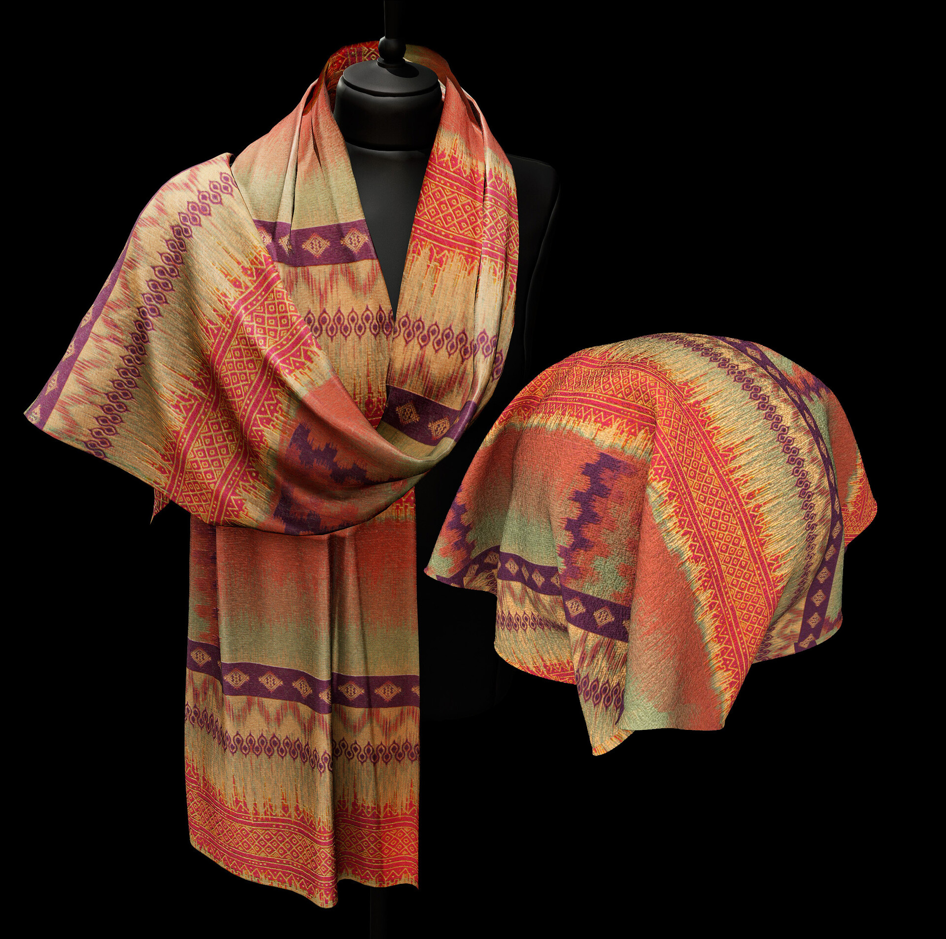 ArtStation - Scarf (Substance designer/Marvelous)