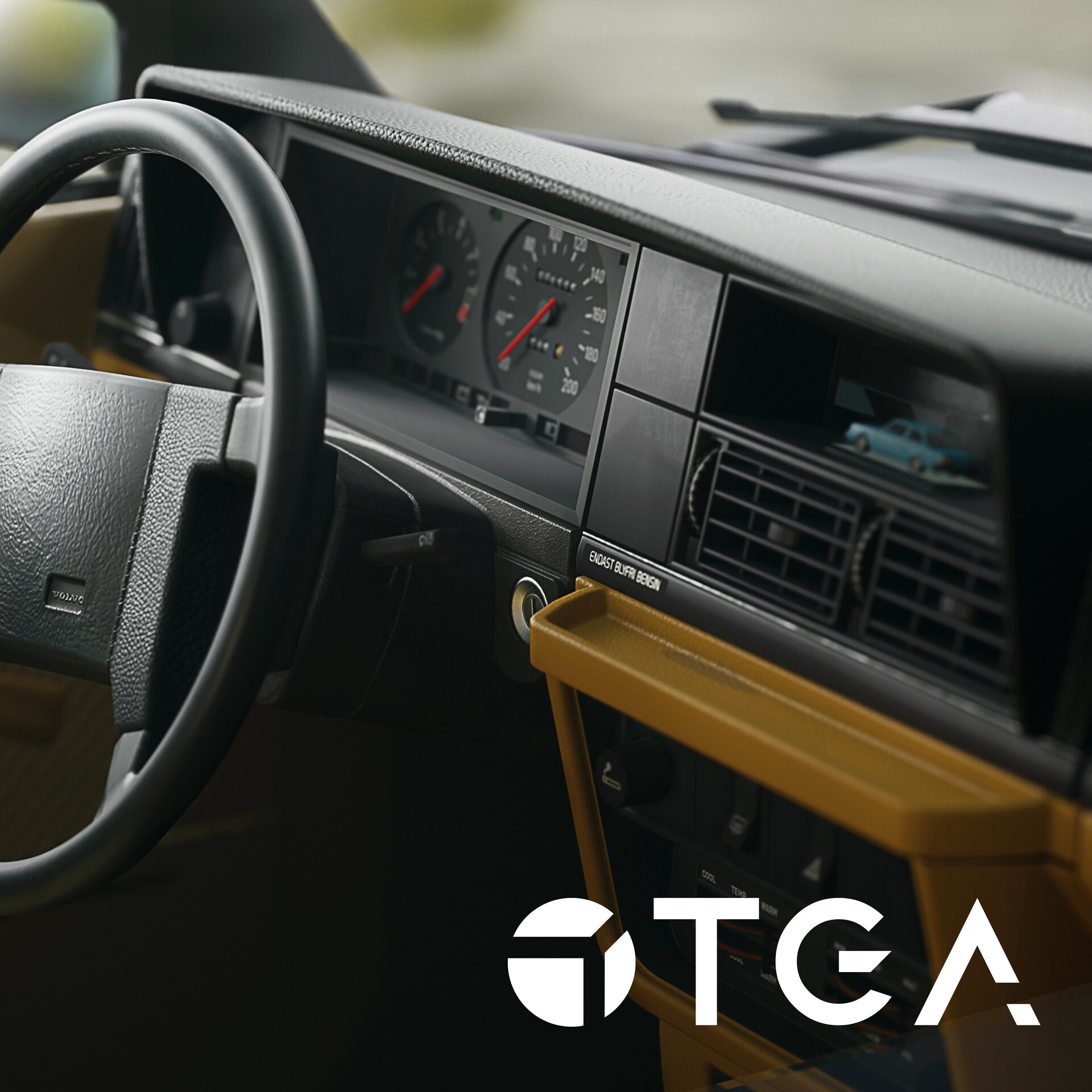ArtStation - Volvo 240 Interior