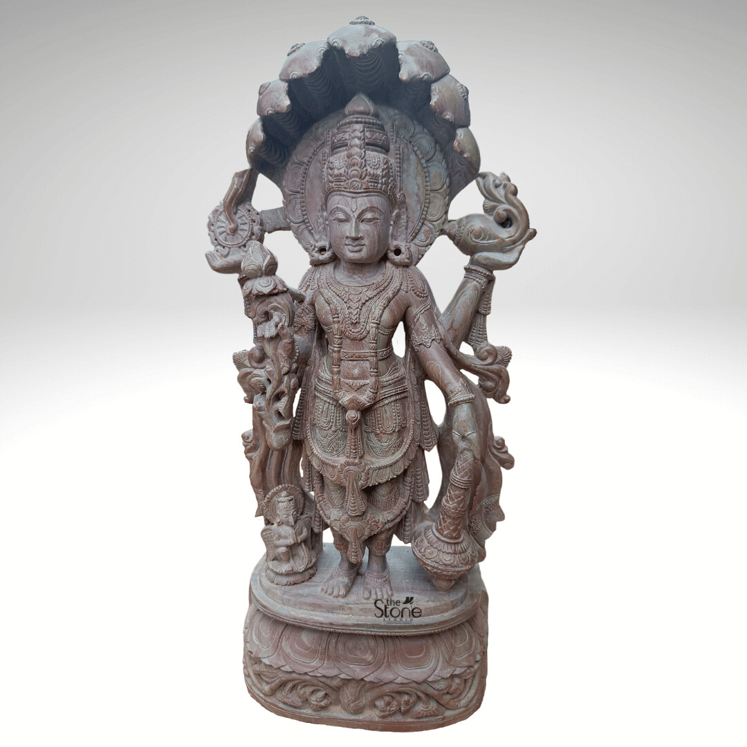 ArtStation - Vishnu Idol For Home 2ft | The Stone Studio