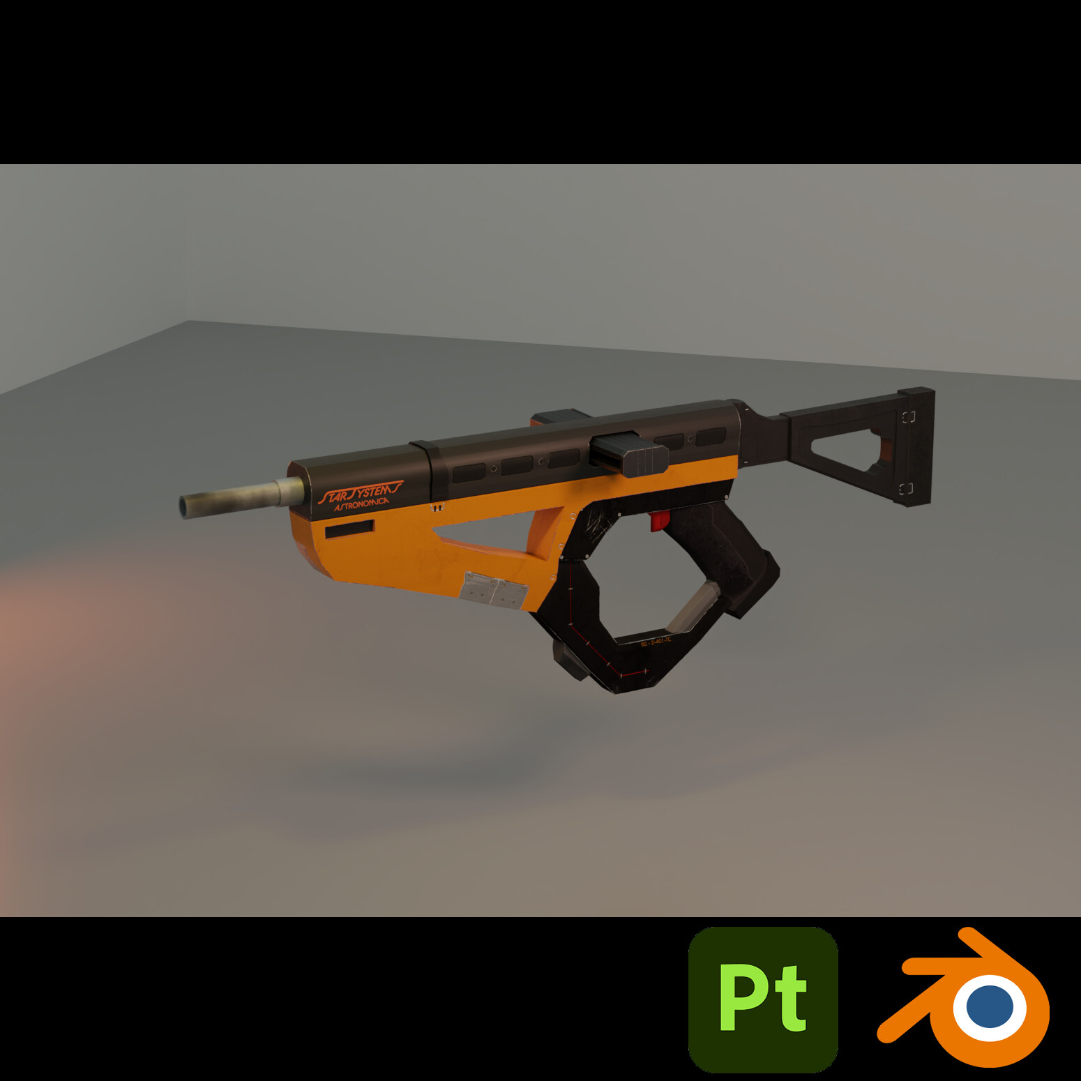 ArtStation - Submachine Gun