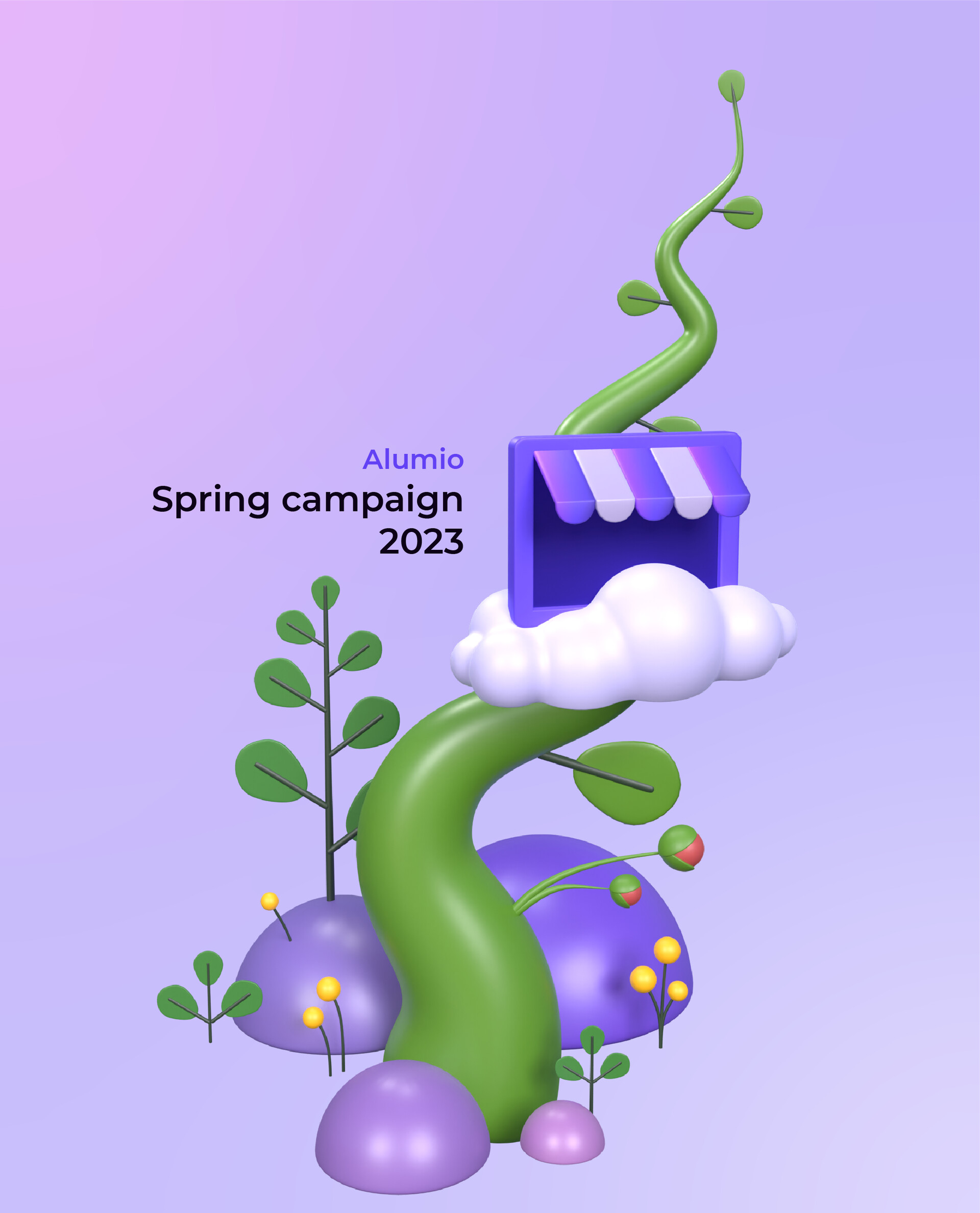 ArtStation - Alumio spring campaign 2023 visual