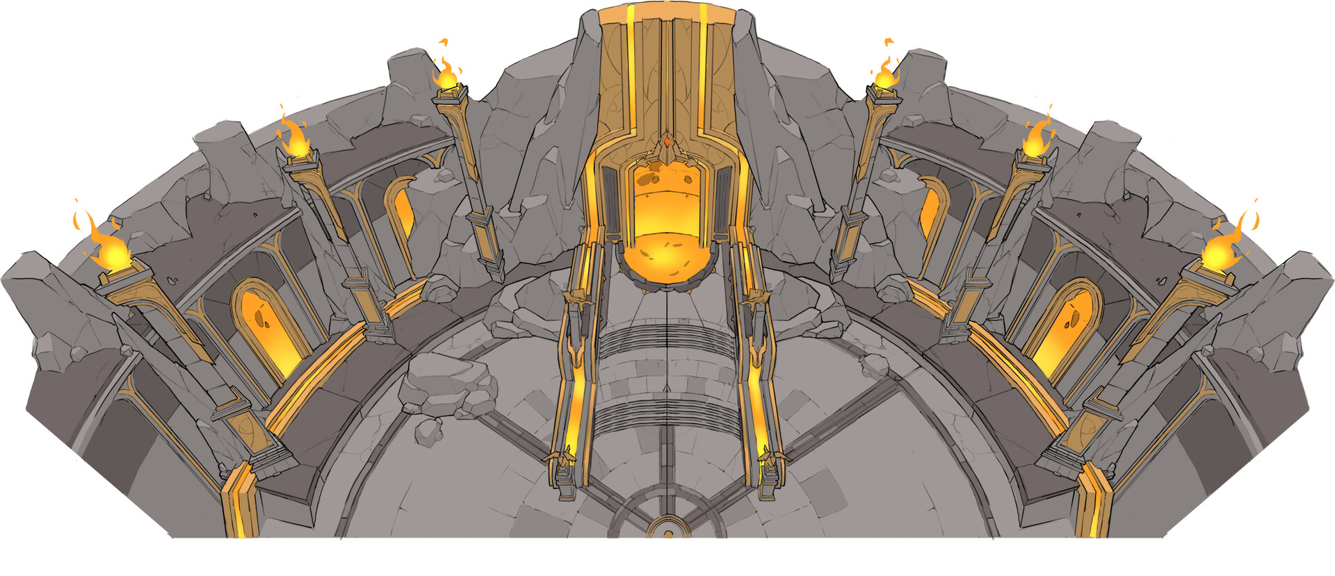 ArtStation - Temple of Fire