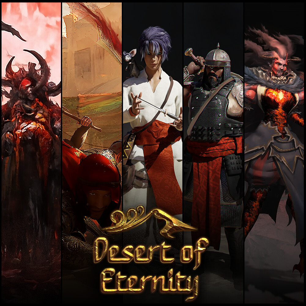 ArtStation - Desert of Eternity Fantasy Character Concept Art Arabian ...
