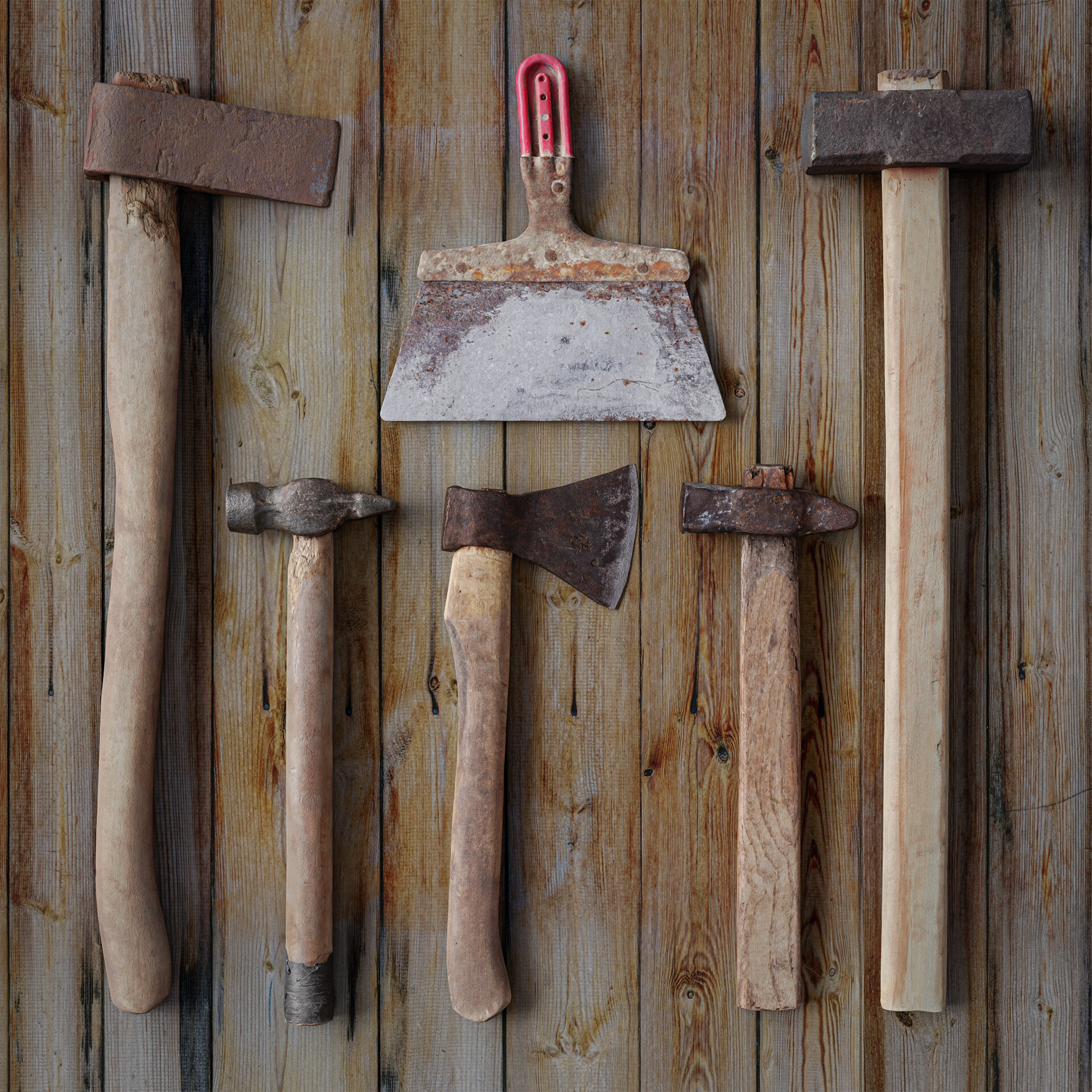 ArtStation - Hand tools photogrammetry