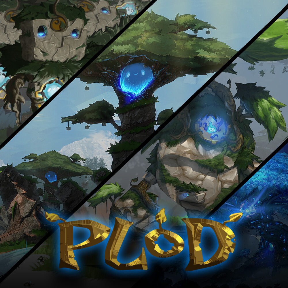 ArtStation - Plod Golem Game Stylized Character Concept Art - Mini ...