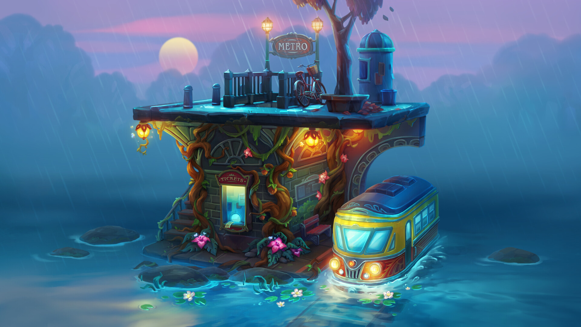 ArtStation - Subway Station