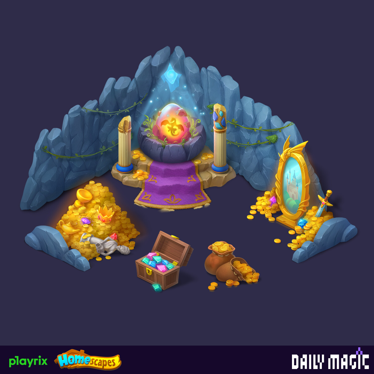 ArtStation - Dragon Cave