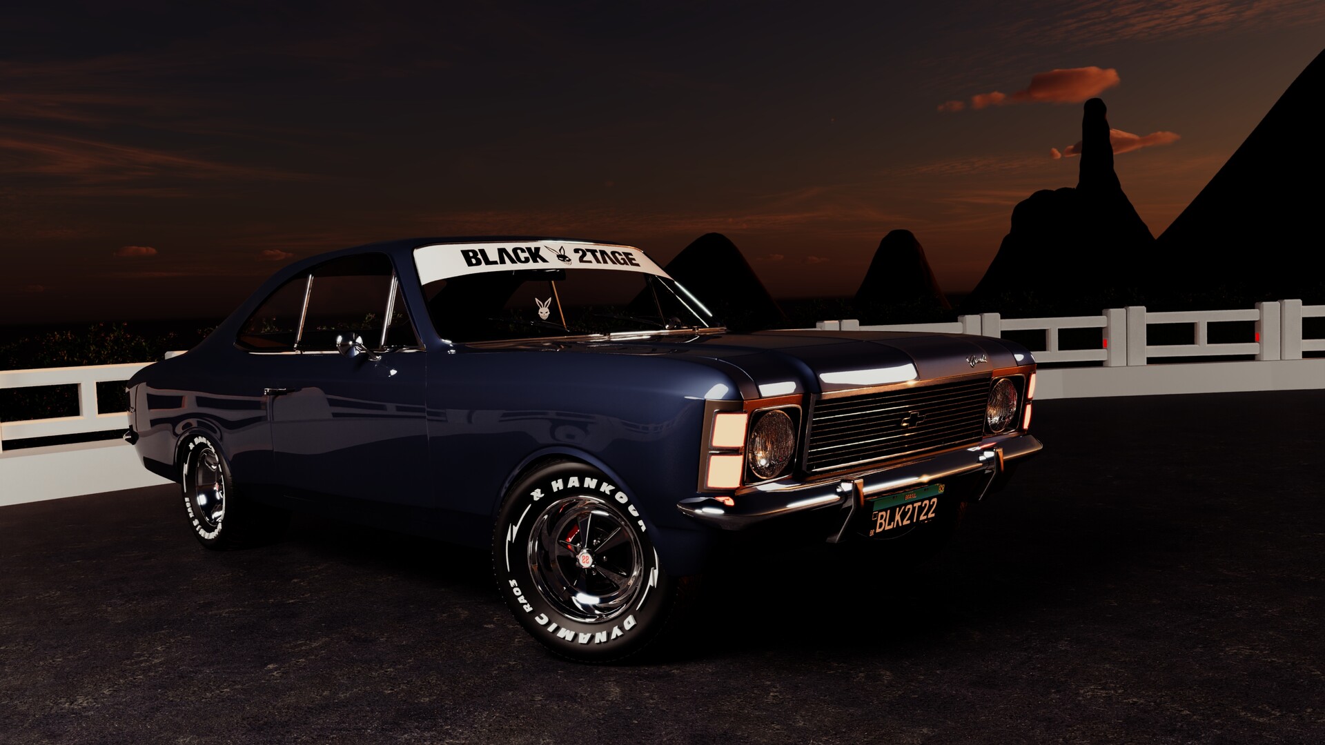 ArtStation - Chevrolet Opala 1979