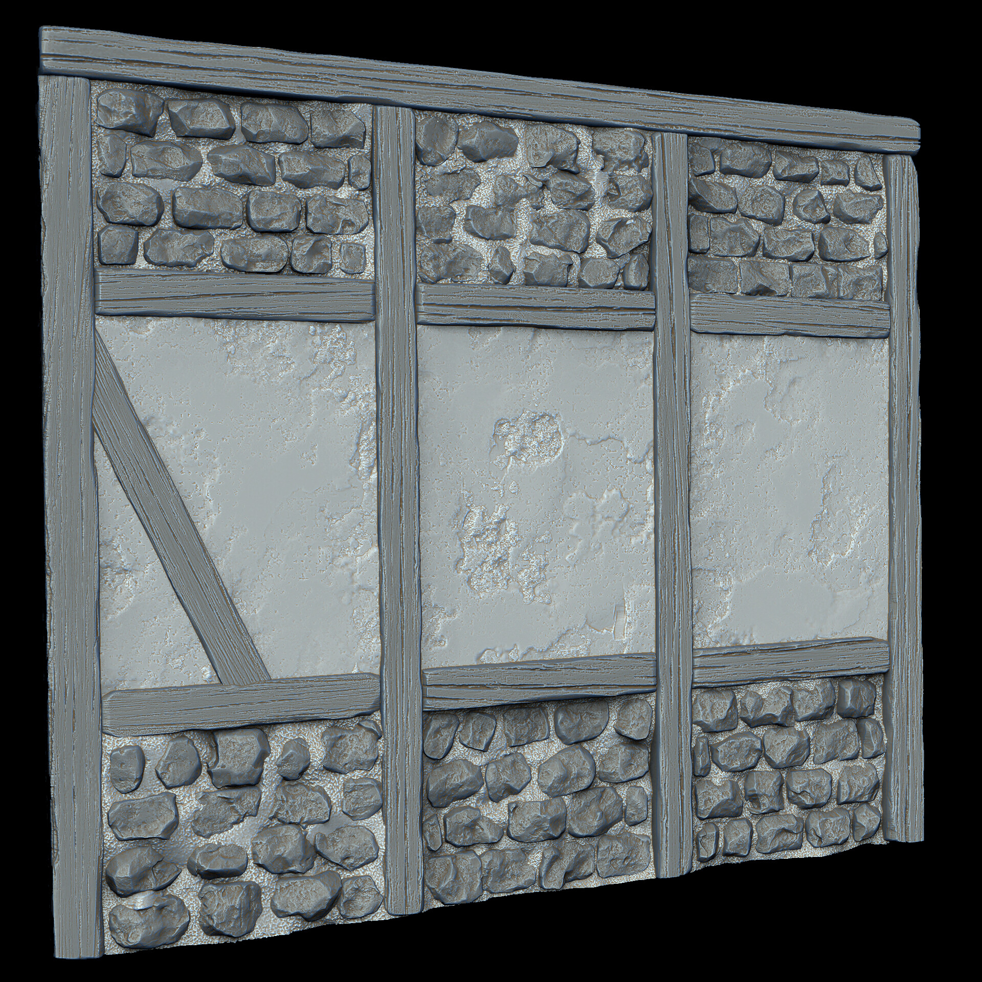 ArtStation - Medieval Wall